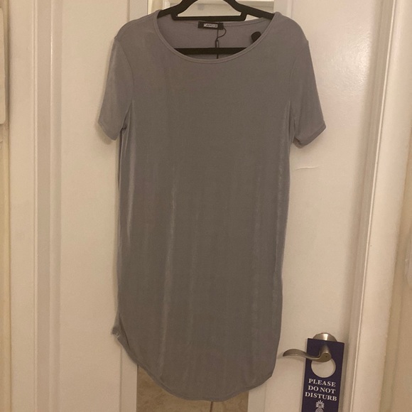 Missguided | Dresses | Missguided Stretchy Shiny Wrinklefree Dress In ...